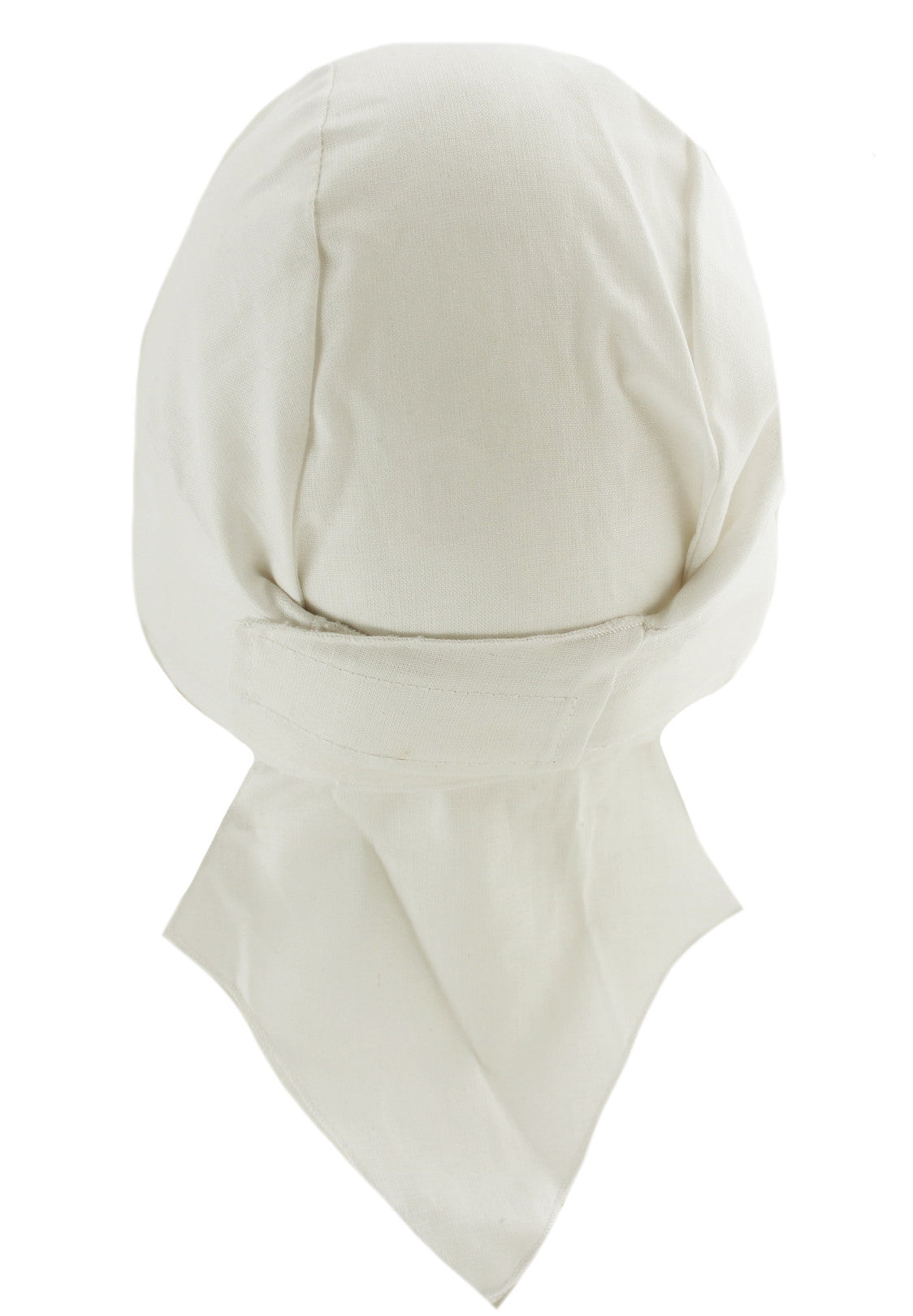 Deluxe No Tie Velcro Solid White Skull Cap Du Rag – Shop Urban Sass