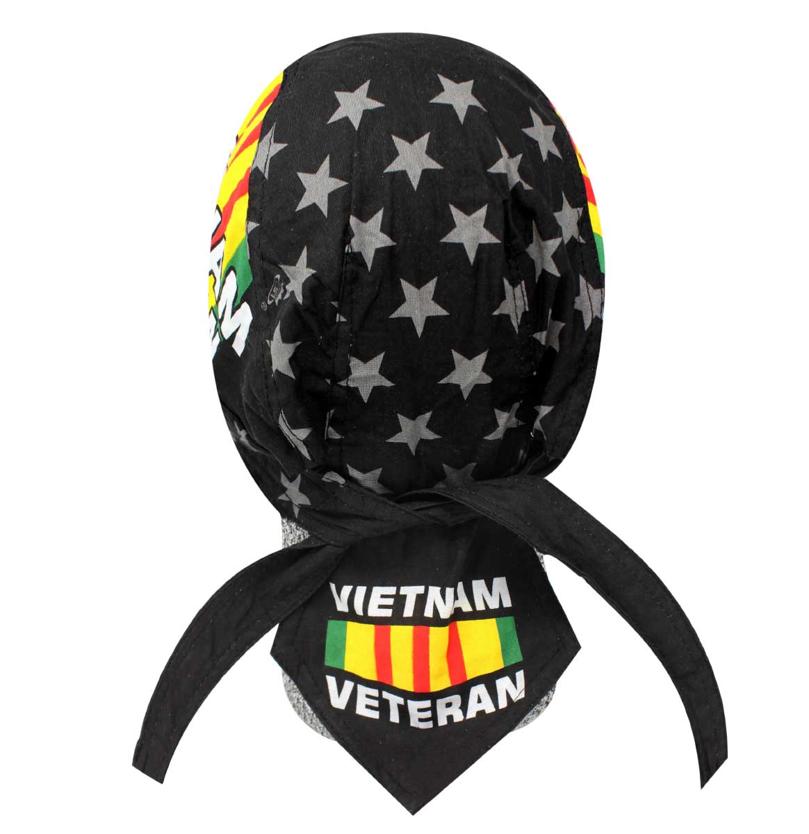 Proud Vietnam Veteran Black Skull Cap Hat Bandana with Tie – Shop Urban ...